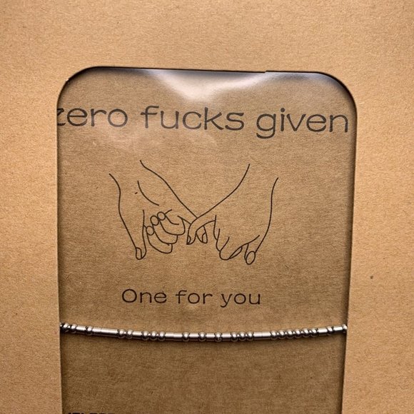 Jewelry | Zero Fks Given Morse Code Bracelet Set | Poshmark